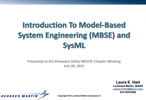 Introduction To Model-Based System Engineering MBSE and SysML | SE Goldmine